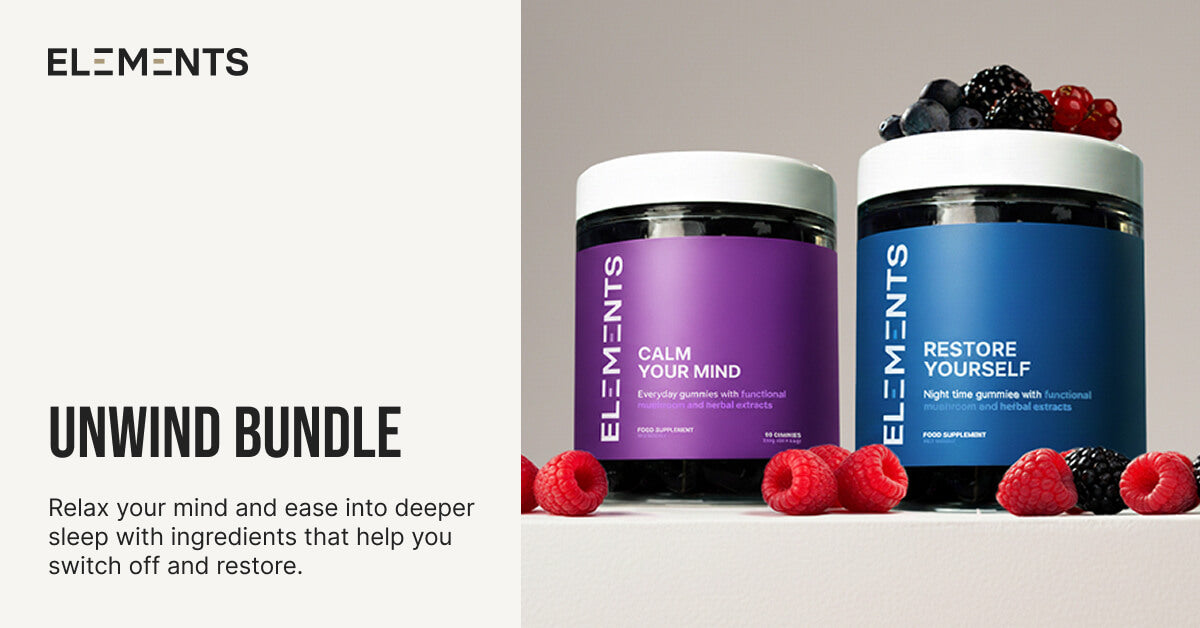 Unwind Bundle – Stress Relief & Nighttime Recovery Gummies by ELΞMΞNTS