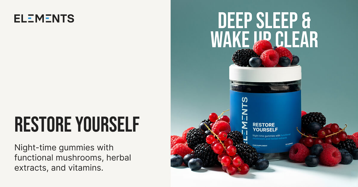 Restore Yourself – Sleep Gummies by ELΞMΞNTS – Natural Supplement